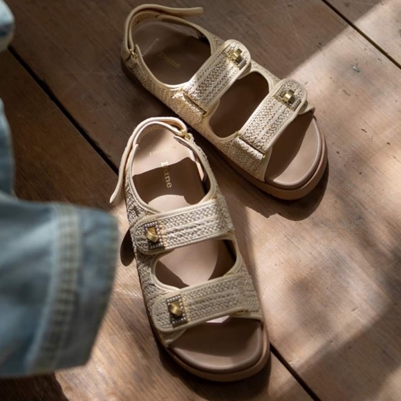 Dune London | Shoes | Dune London Raffia Lockstockk Sandals | Poshmark